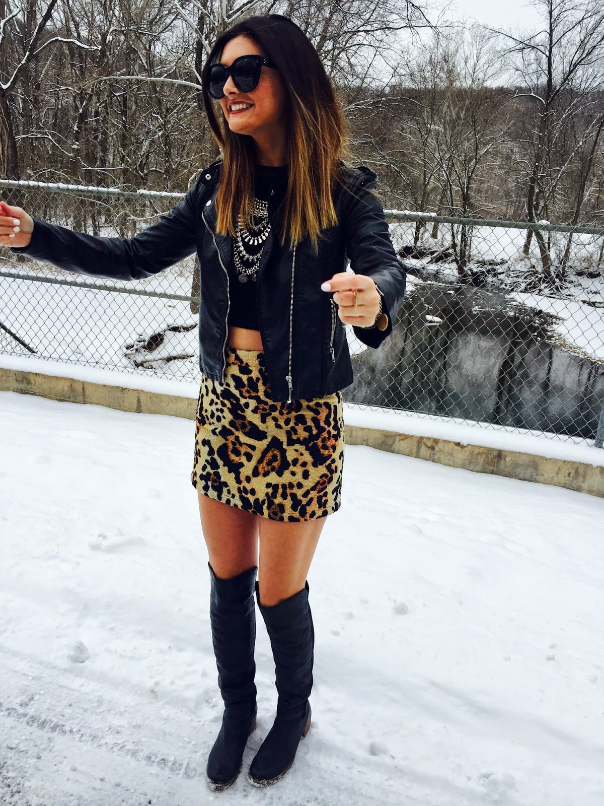 Trendy and Tipsy: Leopard Mini