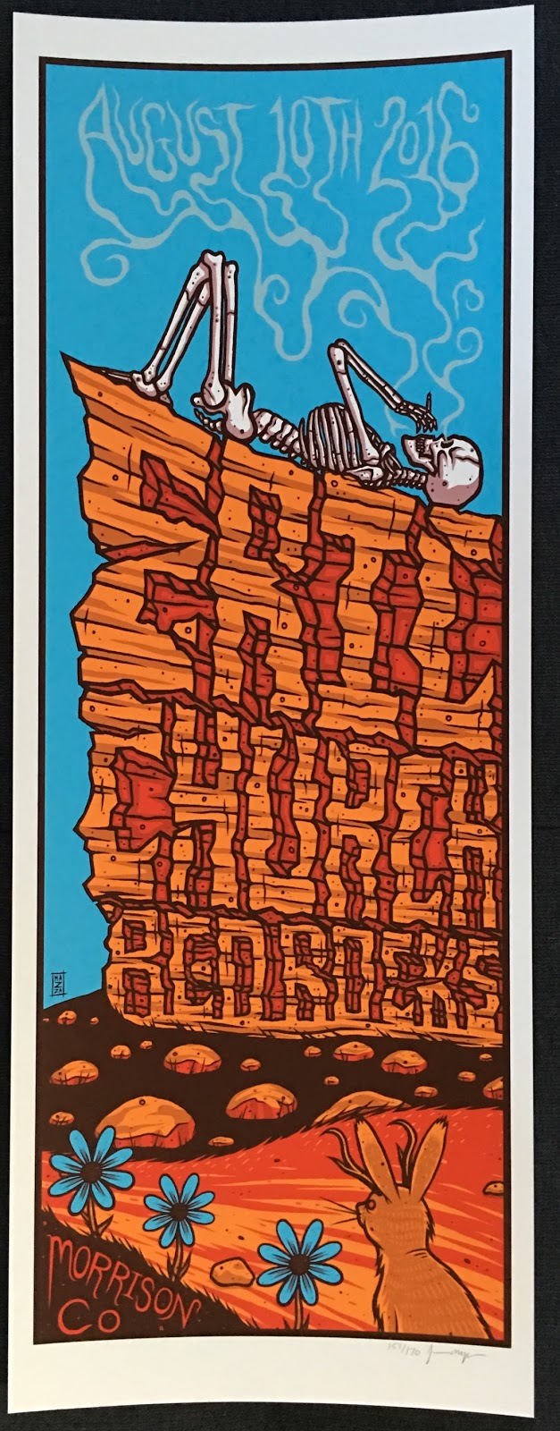 INSIDE THE ROCK POSTER FRAME BLOG: Jim Mazza Eric Church Red Rocks ...