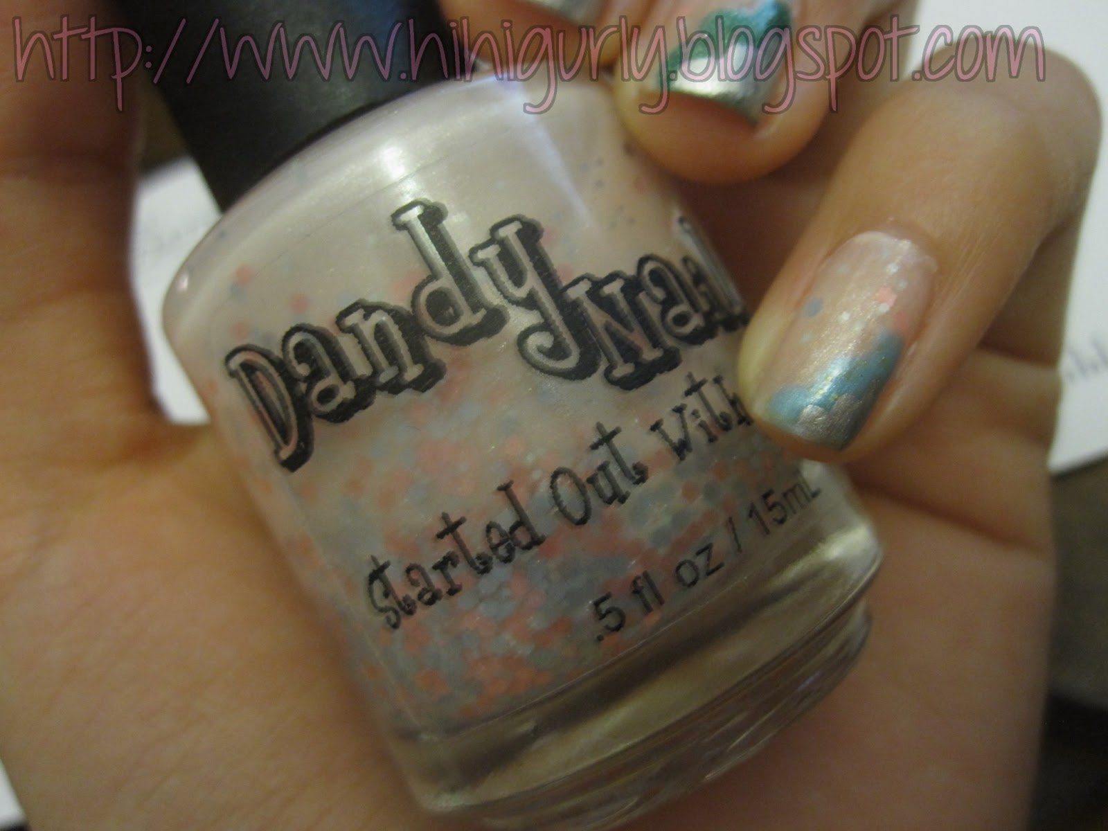 Lovely Little Things: Another "swiped" design :) featuring Dandy Nails