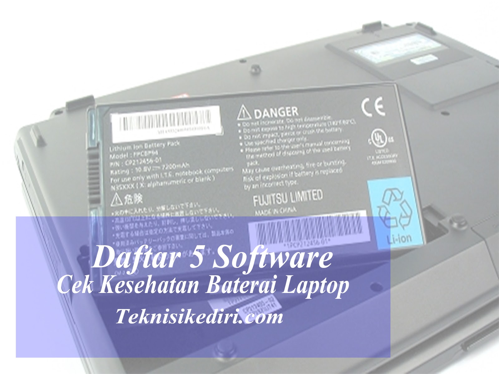 5 Tools Software Cek Kesehatan dan Kinerja Baterai Laptop ...