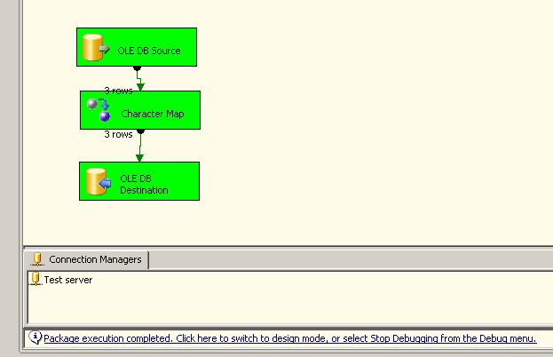 SSIS: CHARACTER MAP TRANSFORMATION