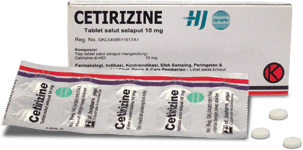 Dosis Obat CETIRIZINE Kapsul (Cetirizine)