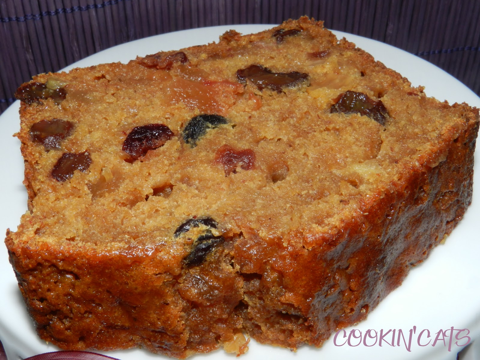 CAKE AUX FRUITS SECS (sans gluten, sans lait)