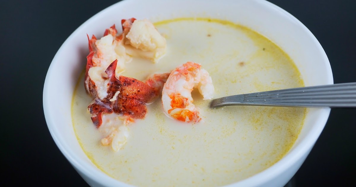 Moje codzienne przyjemności...: ZUPA Z HOMARA I LANGUSTYNEK