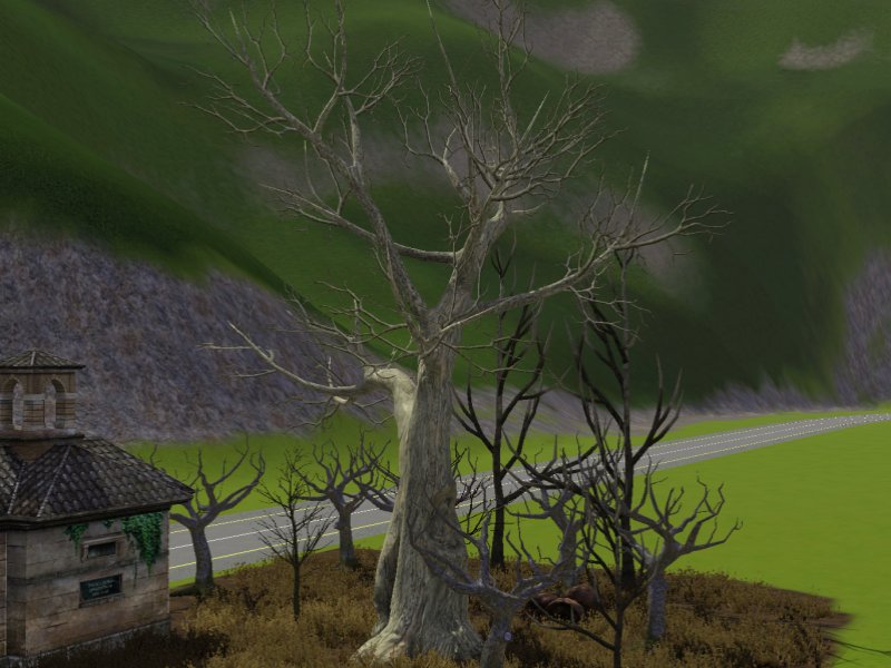 Simming in Magnificent Style: Large spooky tree