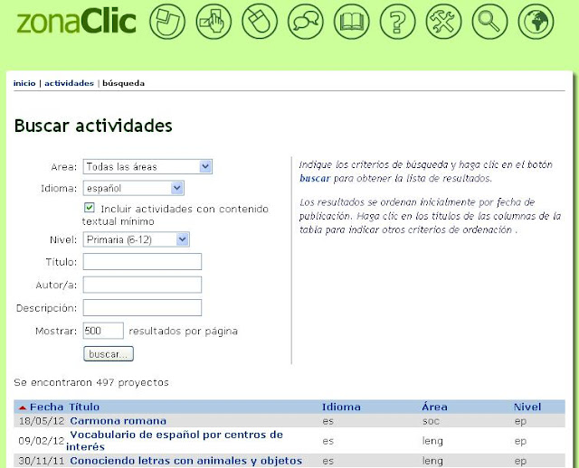 ENSEÑA Y APRENDE CON LAS TICD: ACTIVIDADES JCLIC "ON LINE"