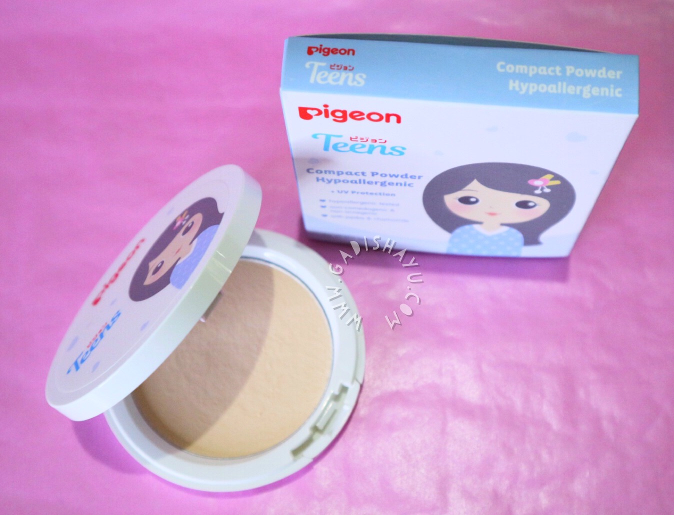 PIGEON TEENS REBORN (Compact Powder Hypoallergenic + UV Protection ...
