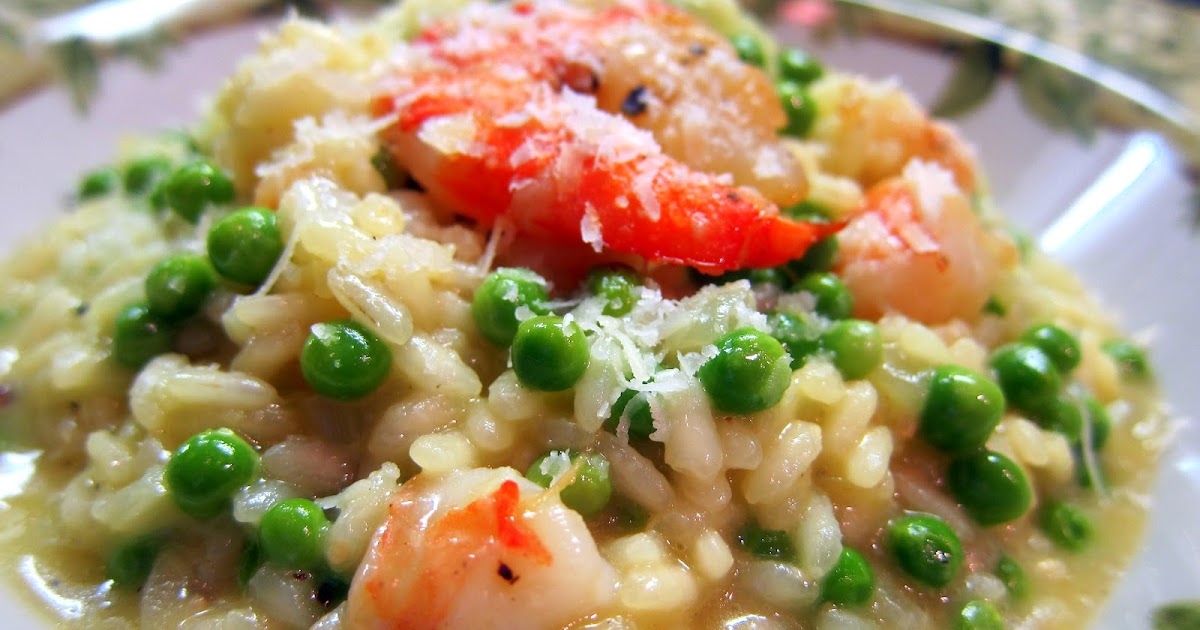 Dragon's Kitchen: Creamy Lemon Shrimp & Pea Risotto