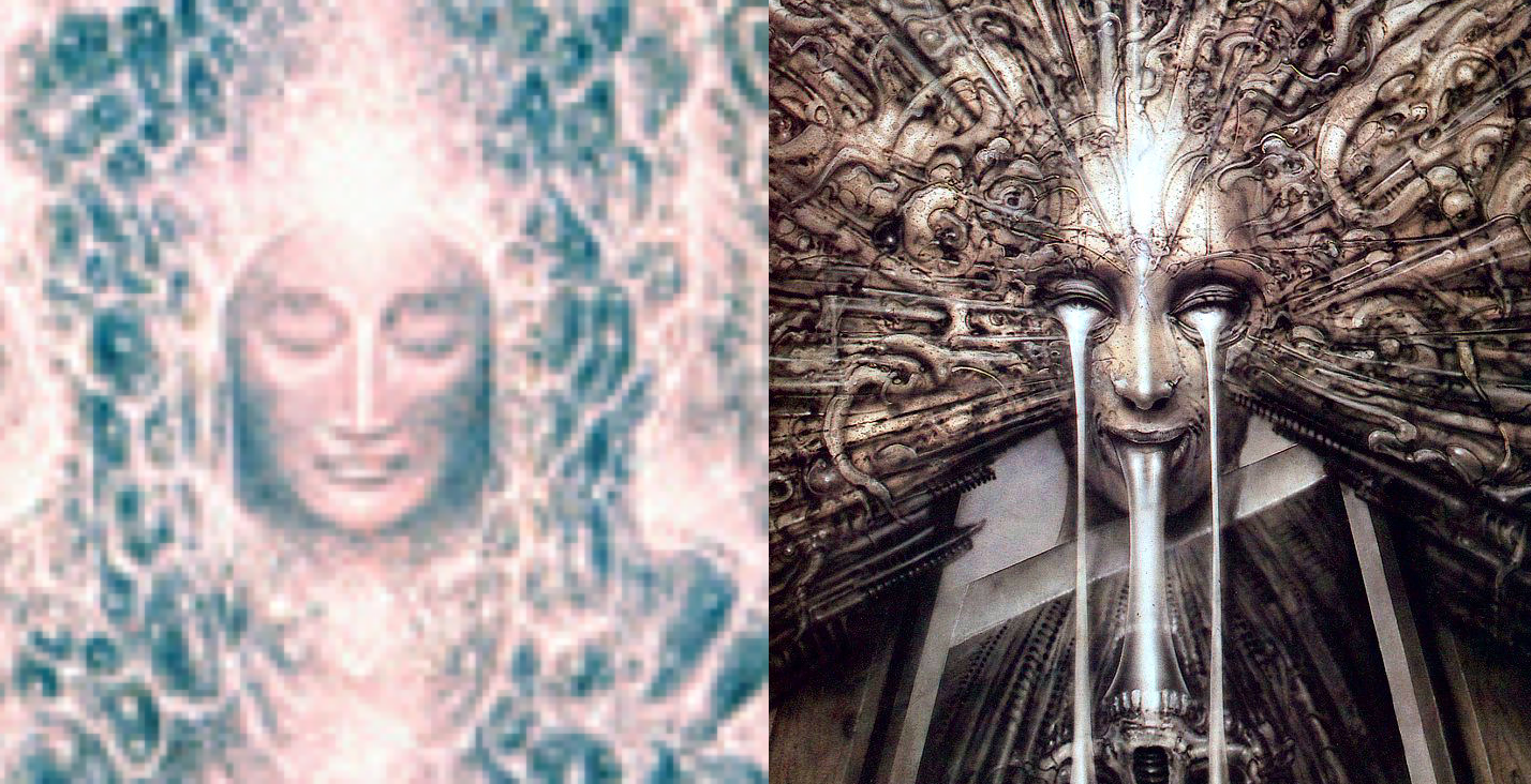 Alien Explorations: Giger's Mirror Image (1977) (work 344) references ...