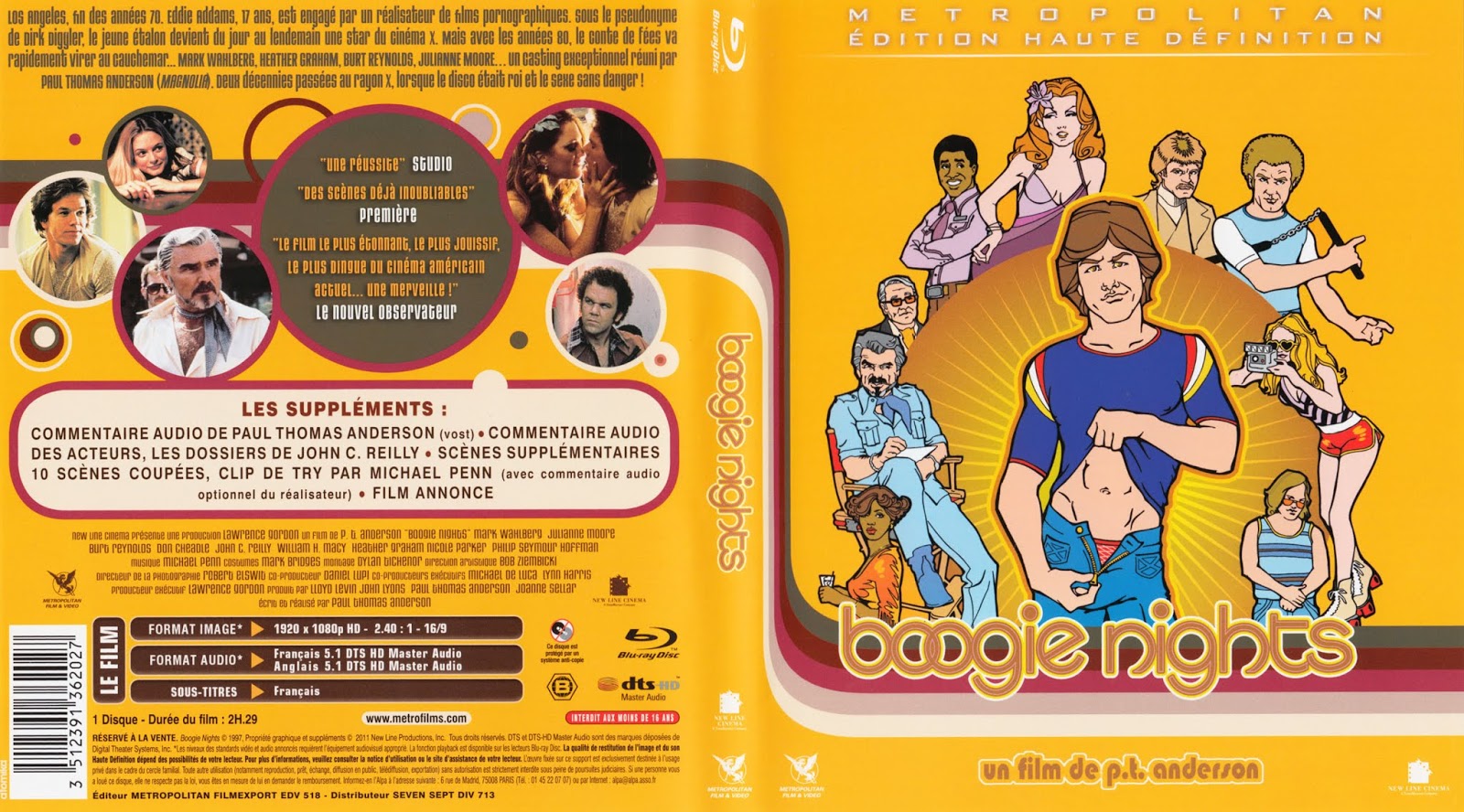 BLU-RAY JAQUETTES BLU-RAY: Boogie Nights