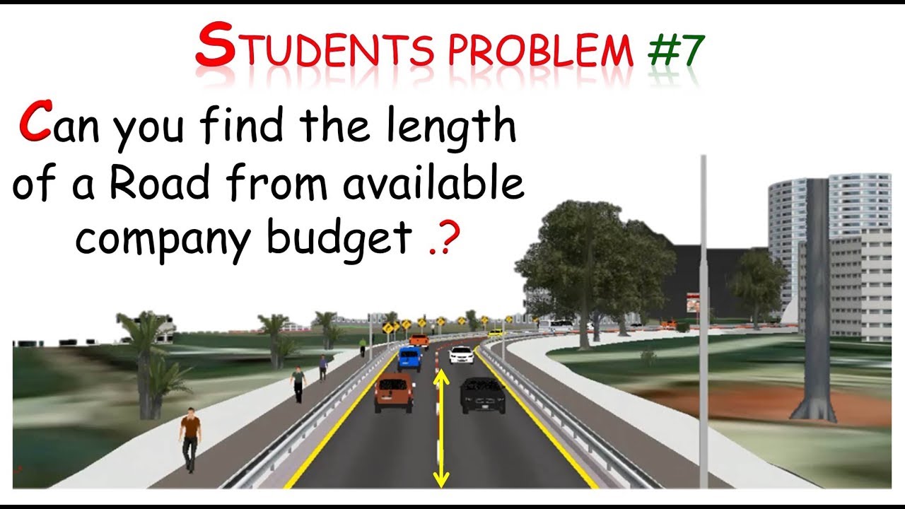 How To Find Length Of Road | Calculate Geometry For Length Of Roads