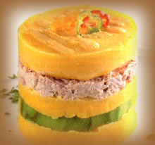 TODO DE COMIDA PERUANA: CAUSA RELLENA CON POLLO