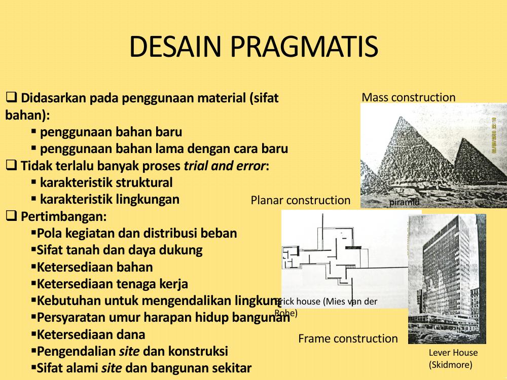KONSEP PERANCANGAN ARSITEKTUR