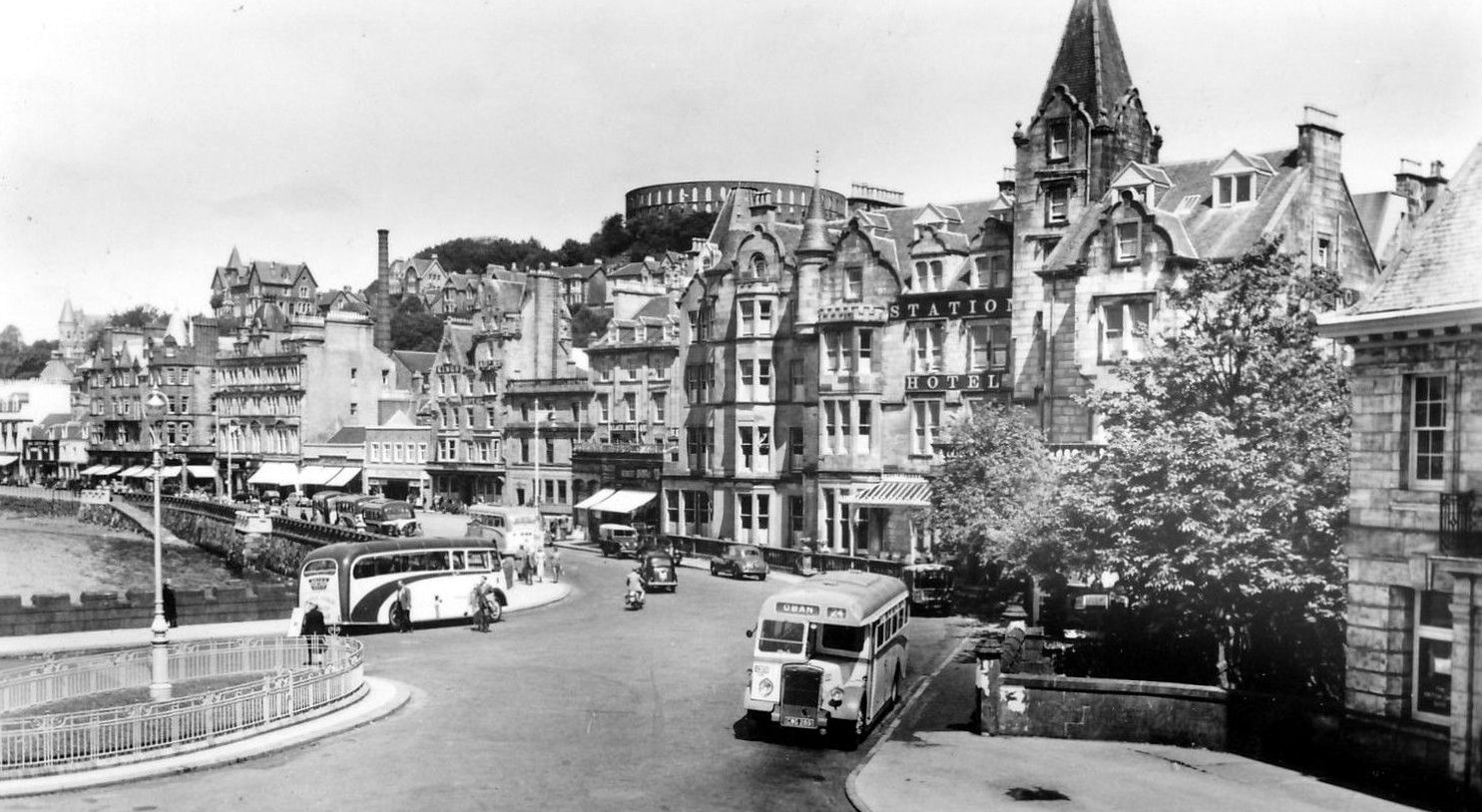 Tour Scotland: Old Photographs George Street Oban Scotland
