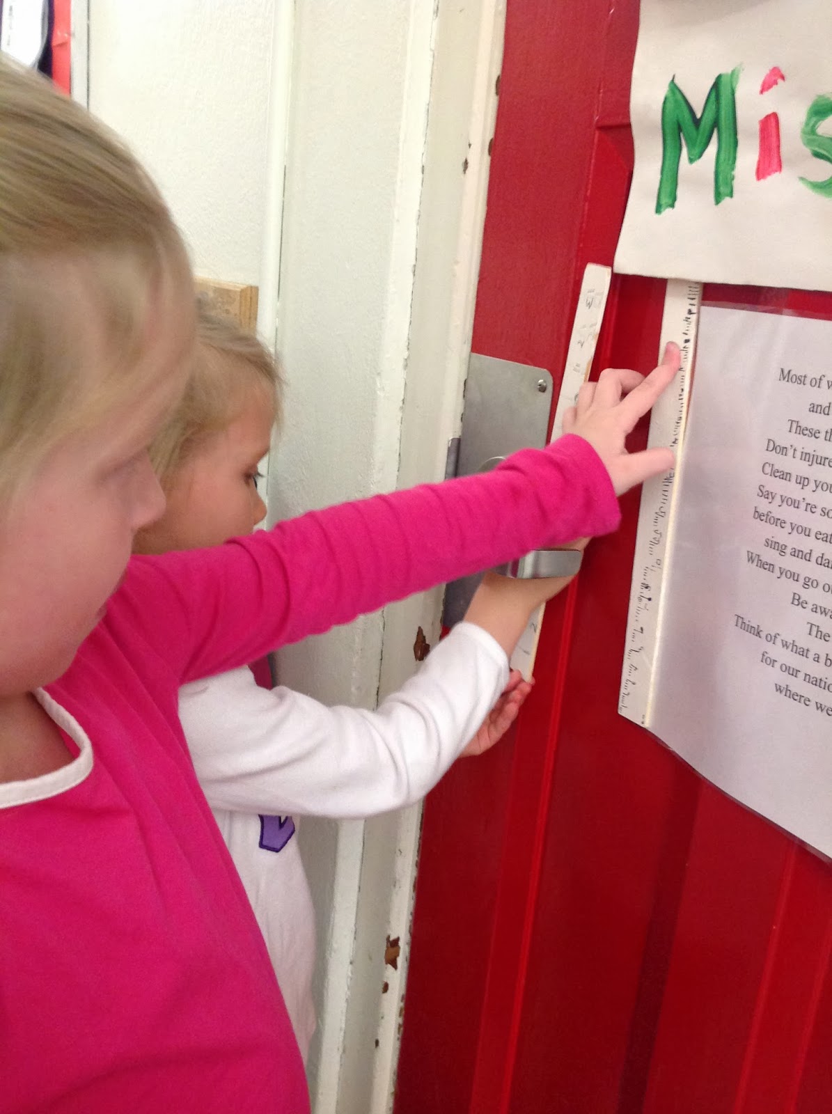 Wonders in Kindergarten: Measuring Sticks!