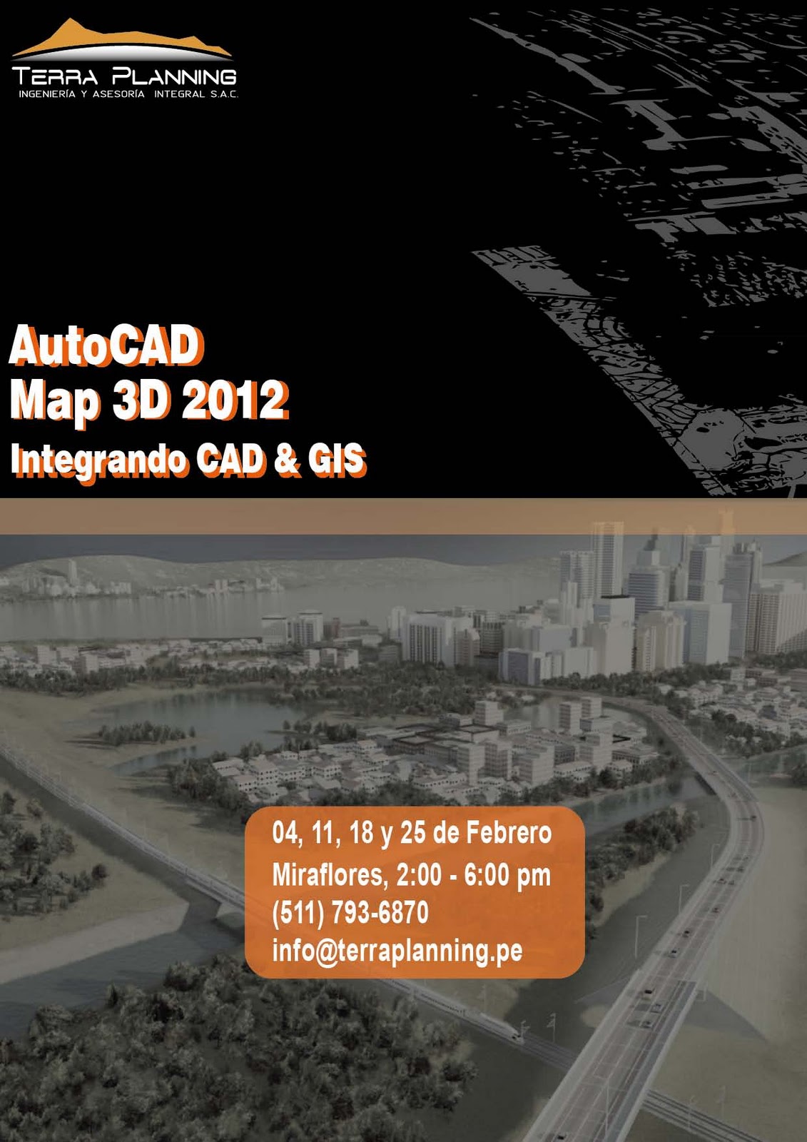 Se inicia Curso AutocadMAP 3D 2012 en Febrero próximo - GeoTecnologías