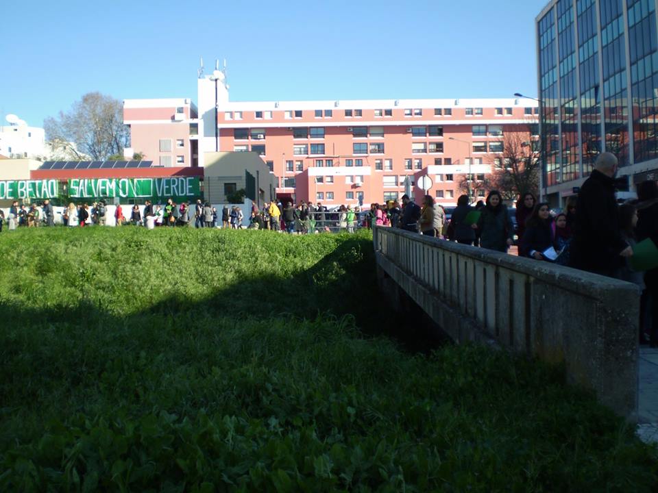 Os Verdes em Lisboa: Telheiras - "Basta de betão, salvem o quadradinho ...