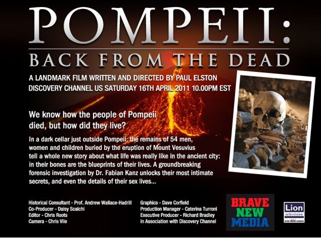 Blogging Pompeii: Documentary: Pompeii -back from the dead