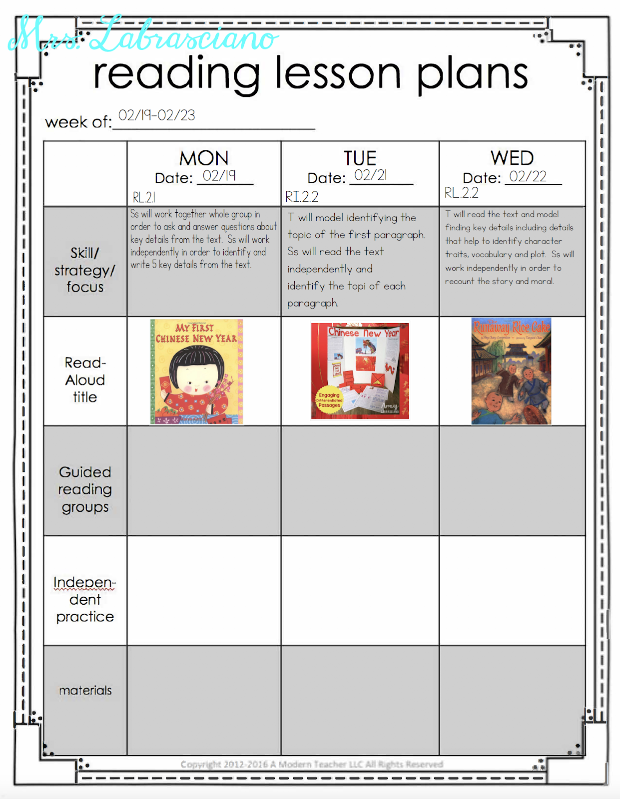 Learning Lessons With Amy Labrasciano: Retelling - ELA Lesson Plans #19