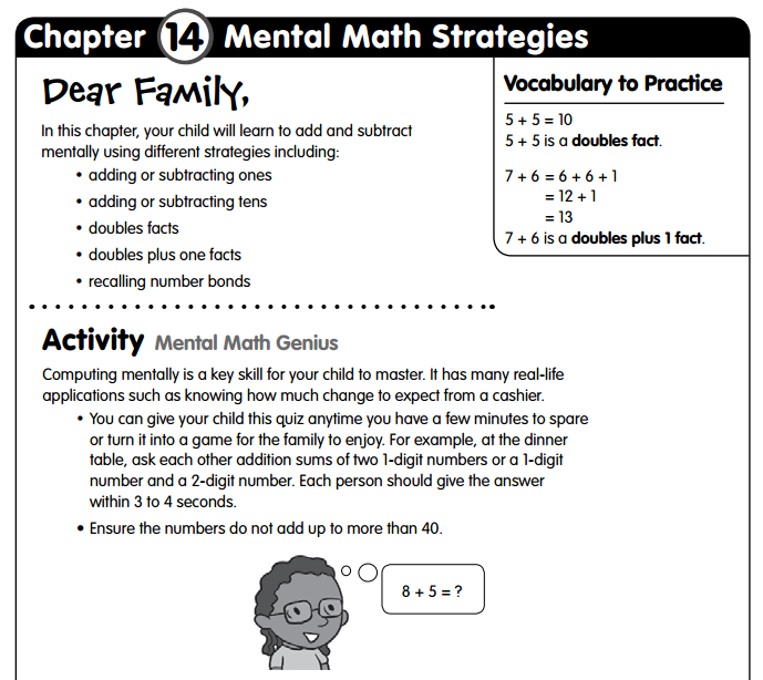Mrs. Pawlusiak's First Grade: Mental Math