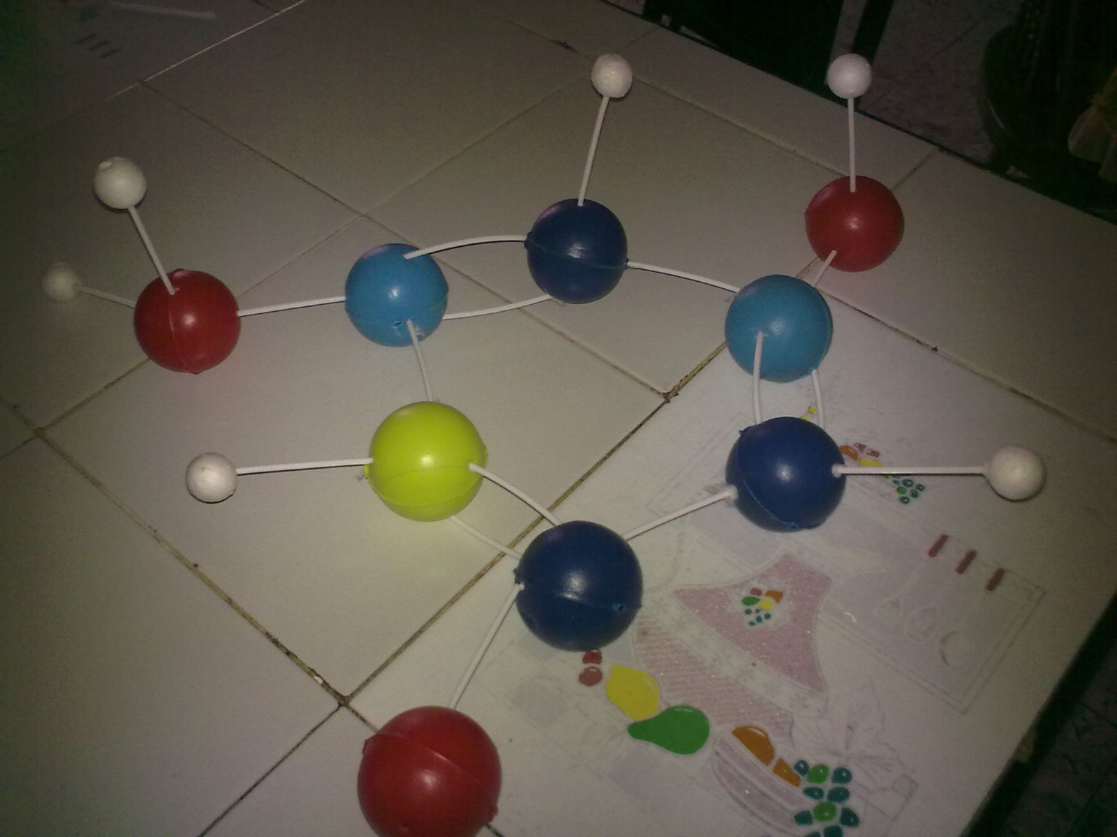 quimica: examen de modelos tridimensionales, SERGIO ALAN PIÑA MOREALES ...