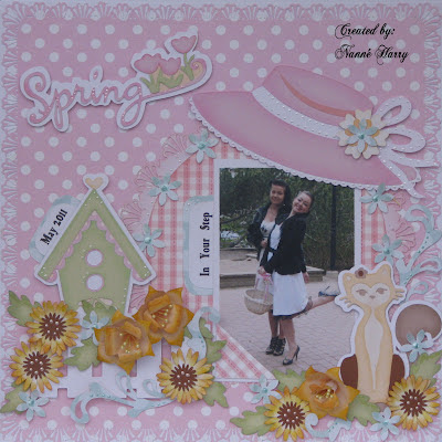 StuckOnUSketches: April 6- Die Cut challenge "Spring is in the air!"