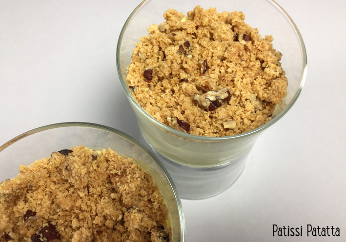 patissi patatta: Crémeux fruits de la passion et son crumble