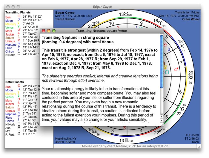 Astrology Software Reviews: TIME PASSAGE - Astrology Software