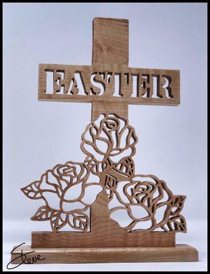 Scrollsaw Workshop: Easter Cross Scroll Saw Pattern.