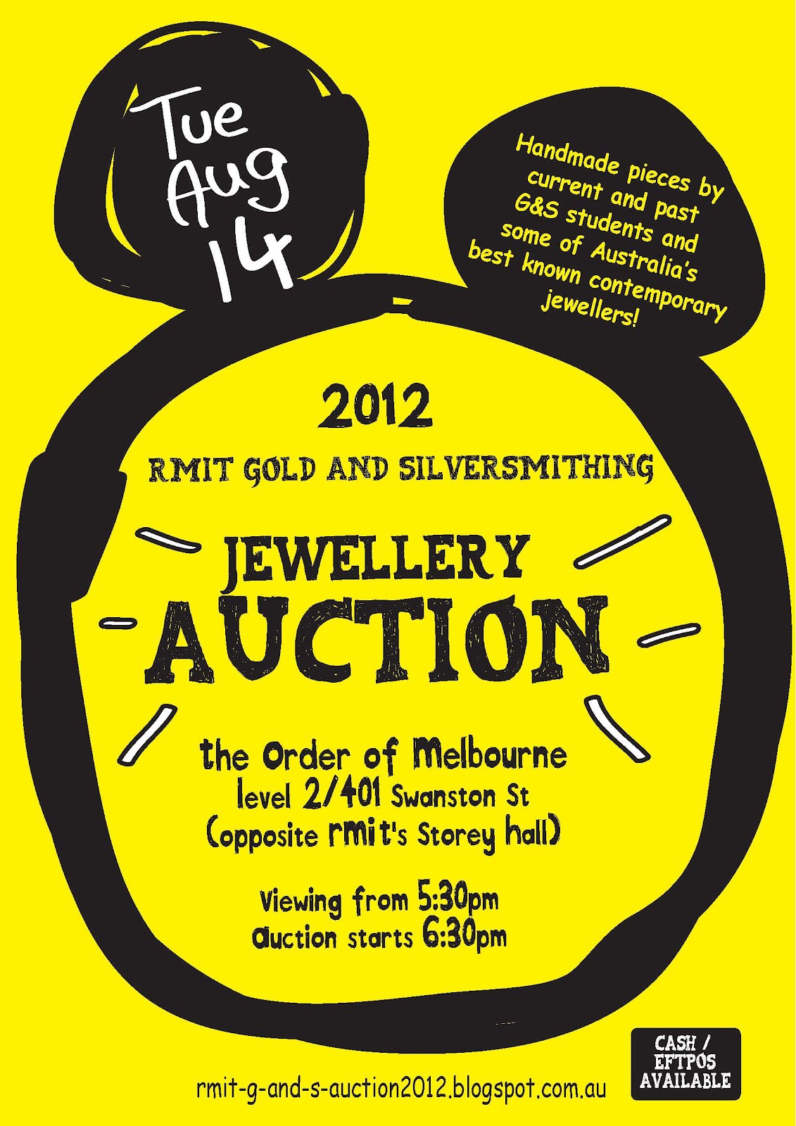 Mel Miller: RMIT Gold & Silversmithing Jewellery Auction 2012