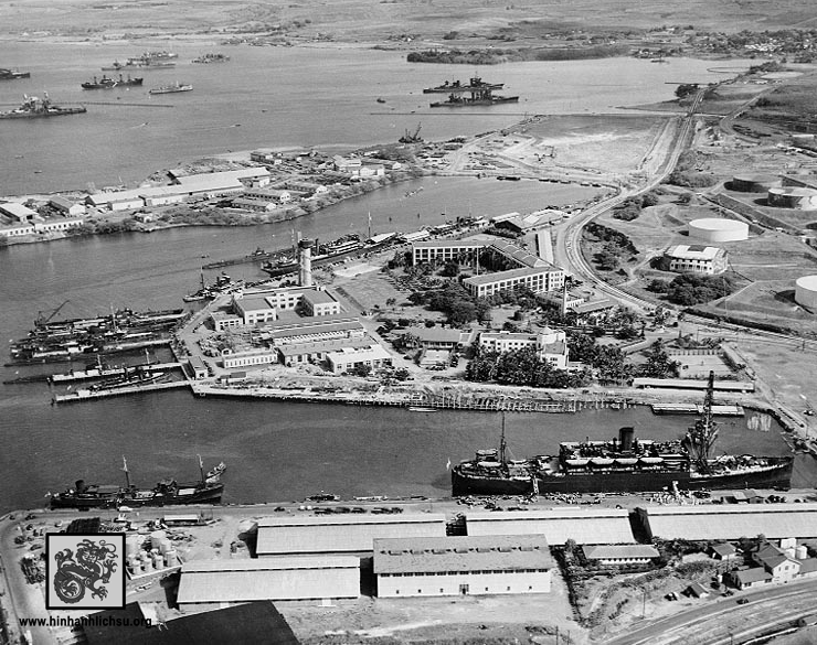 Trận Trân Trâu Cảng nhìn từ không trung - Hình Ảnh Lịch Sử - Bộ sưu tập ...