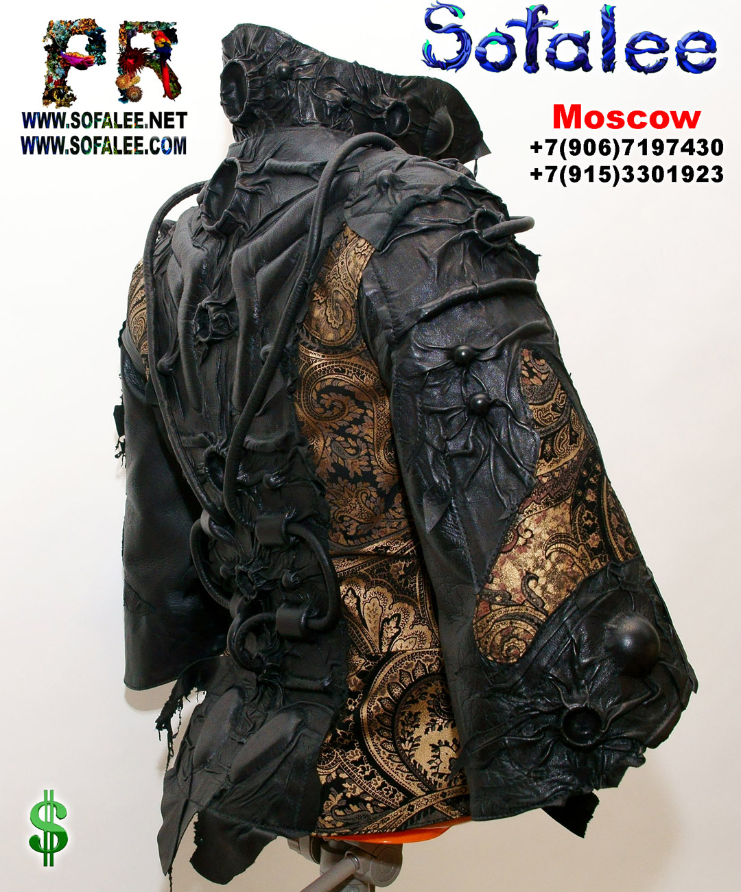 Sofalee-exclusive leather jackets: Women's futuristic leather jacket by ...