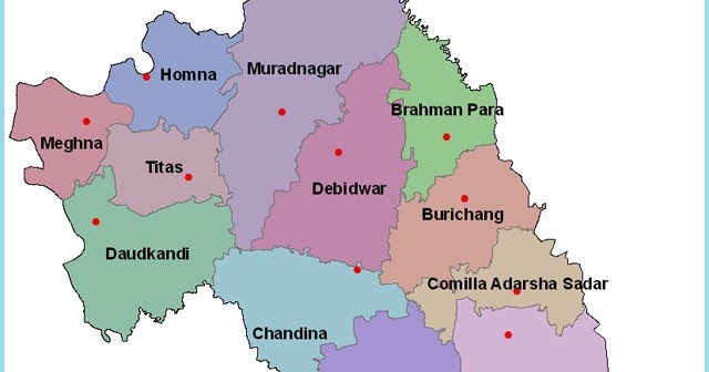 Homna - Comilla: Total 16 Upazilas under Comilla district