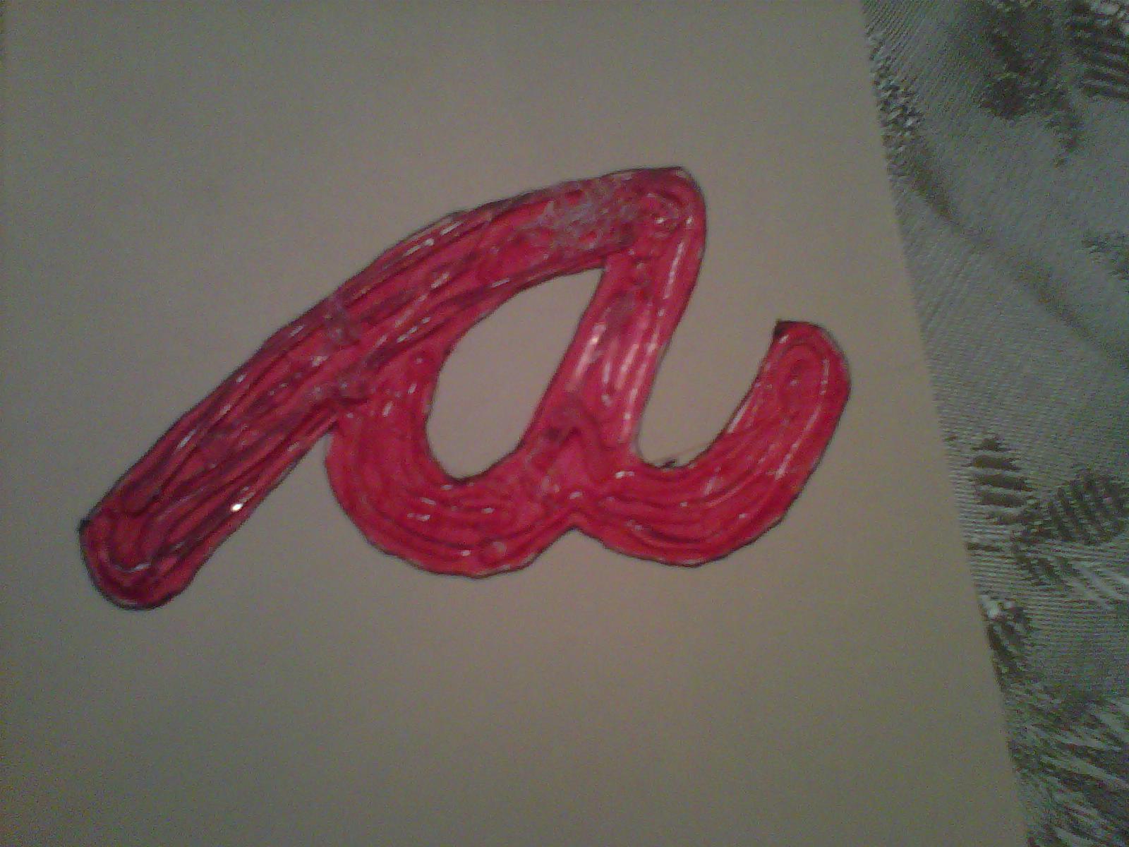 OWL Homeschool: DIY texture letters