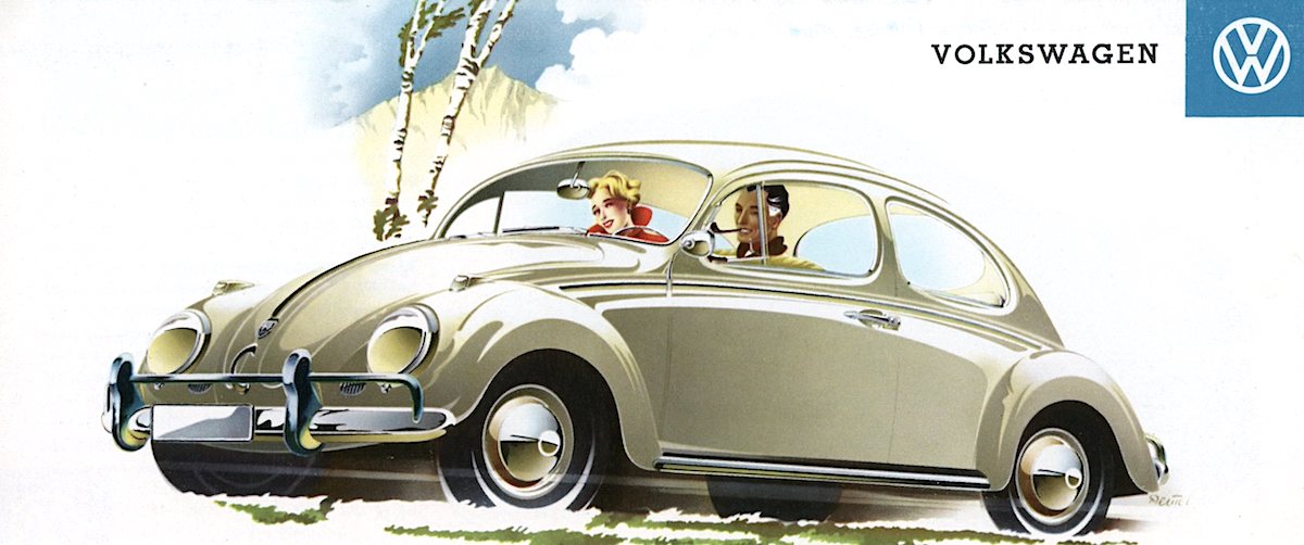 Just A Car Guy: Volkswagen illustrations by Bernd Reuters