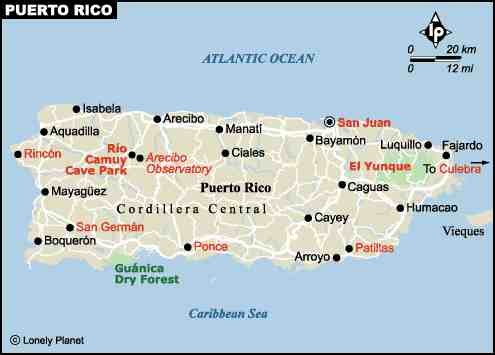 Travel Agency Porto Rico: Mapas