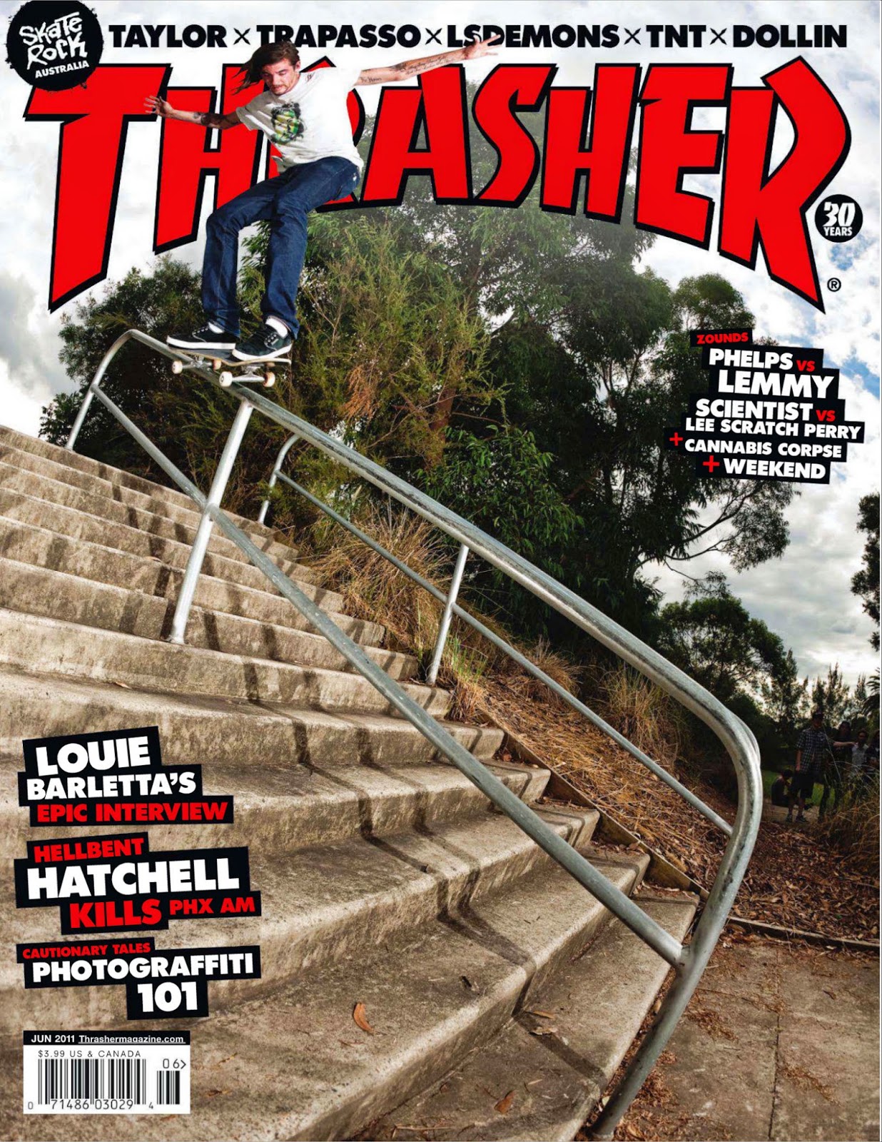 Skateboard Magazine Archive: Thrasher June 2011