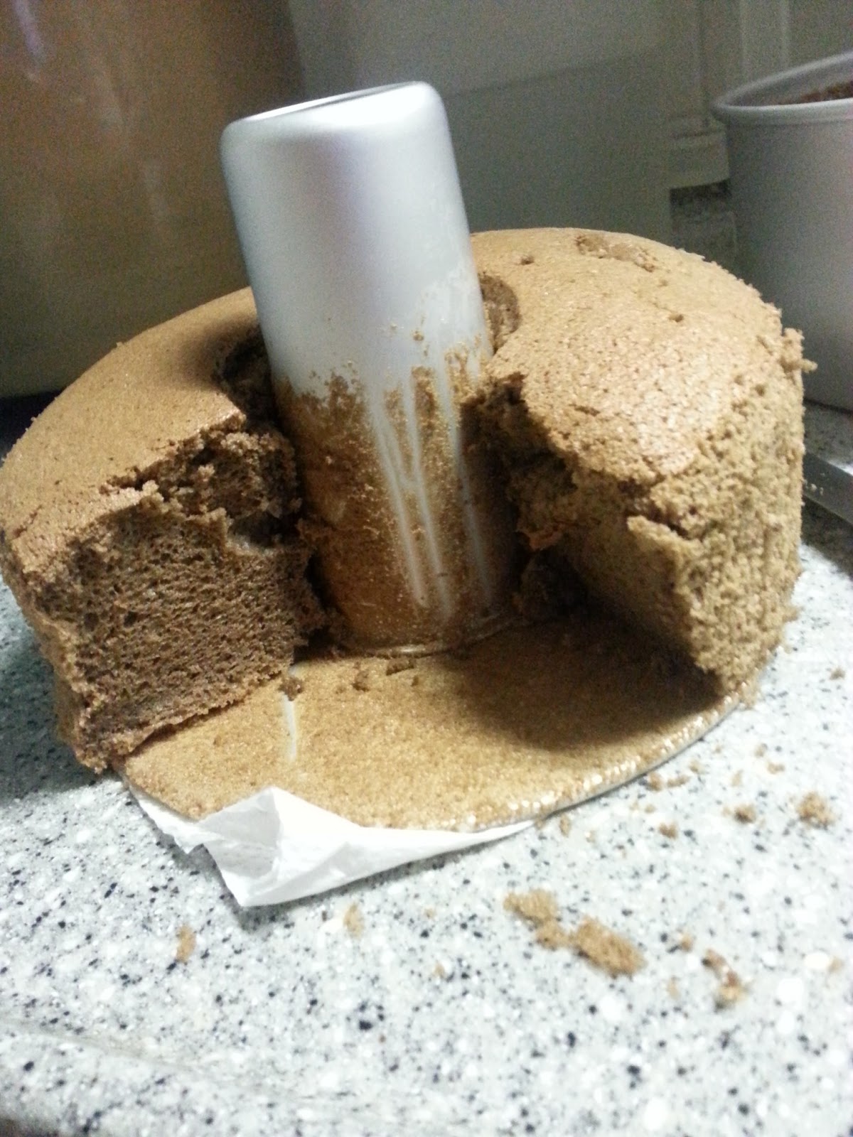 Coffee Chiffon Cake recipe |themoodkitchen