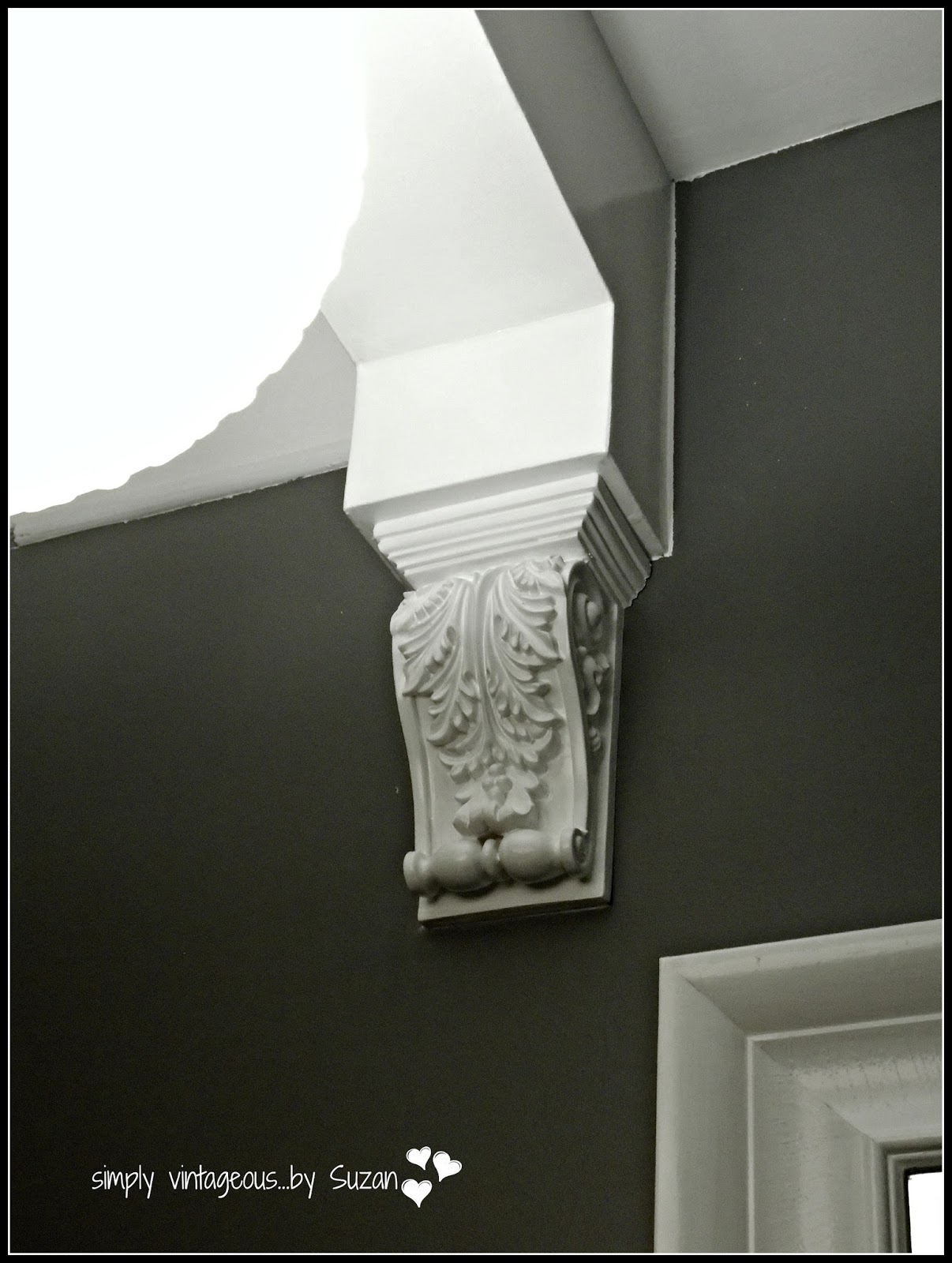 Simply Vintageous By Suzan Adding Corbels For Architecture Interest