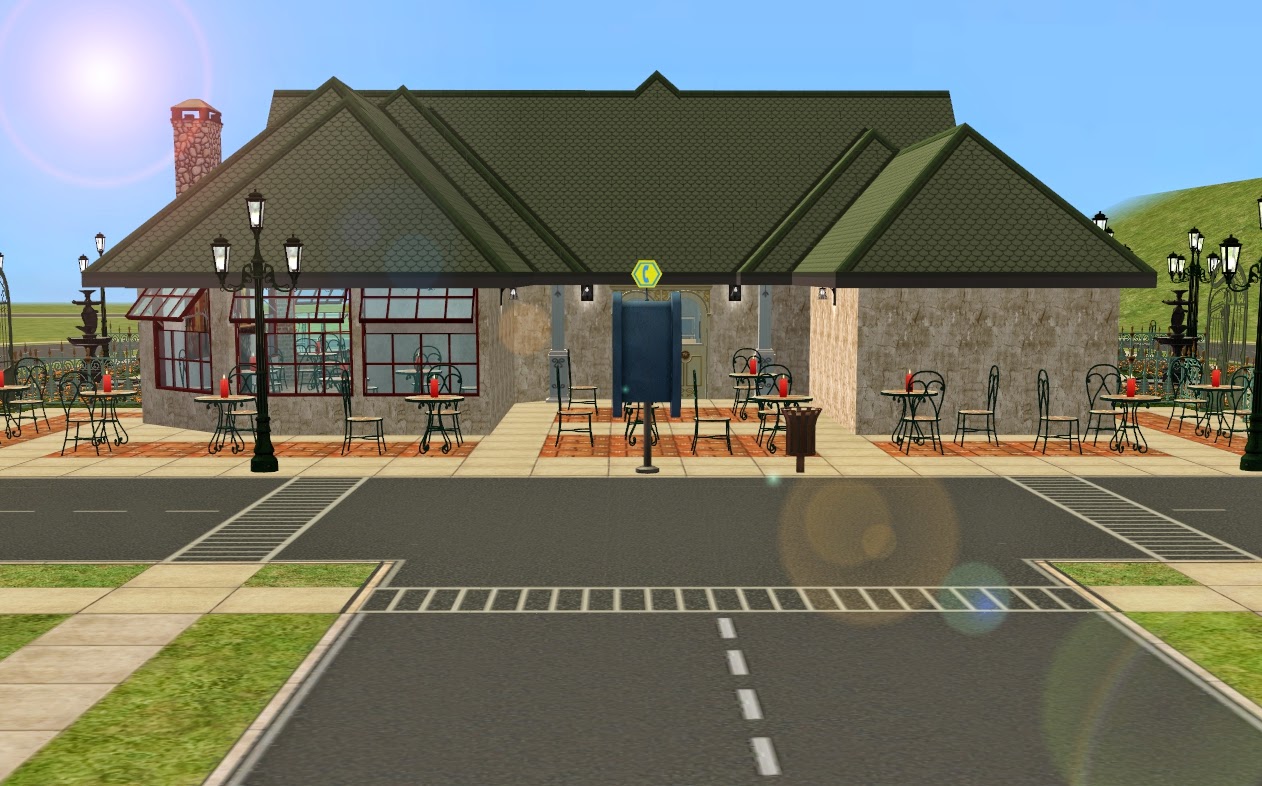 TheNinthWaveSims: The Sims 2 - Trachelle's Bistro (Community Lot)