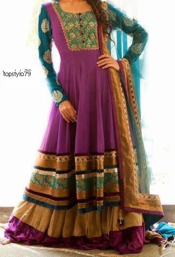 Here Are Daily Updates Women And Girls Fashion: Beautiful Long Farak ...