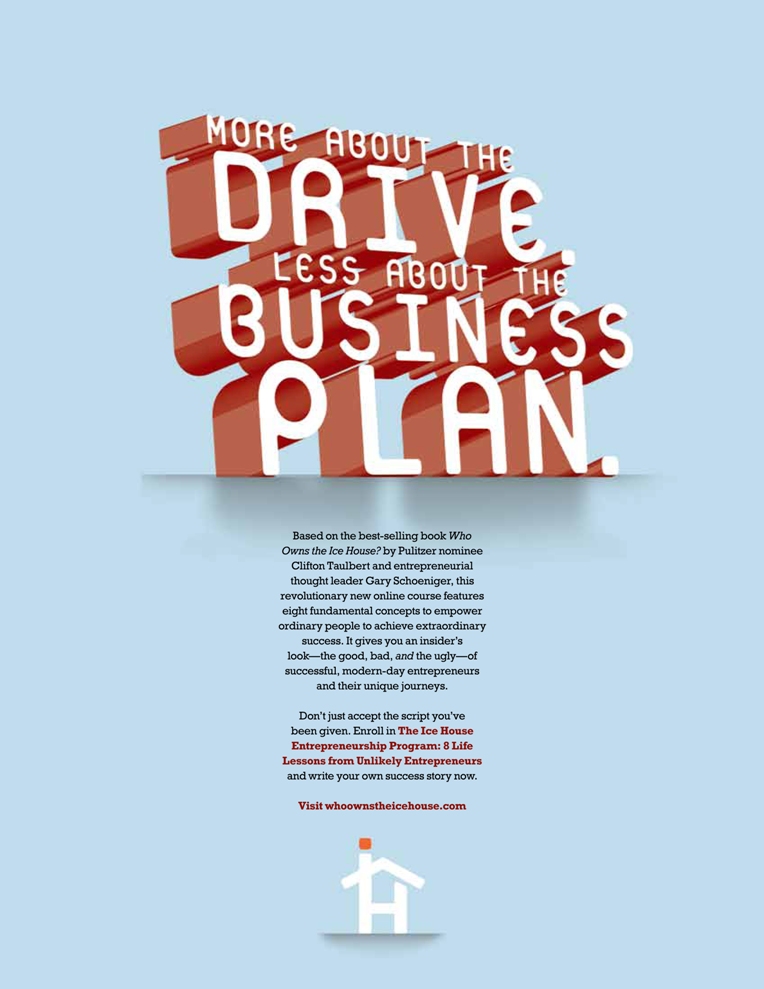 Maggie's Creative Portfolio: Ad Concepts for Ice House Entrepreneurship ...