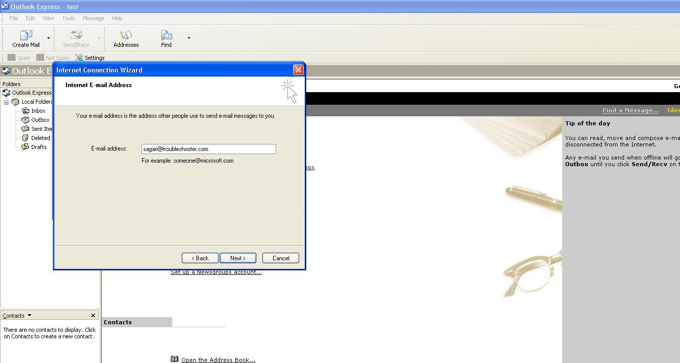 How to configure Microsoft Outlook Express to connect to your email ...