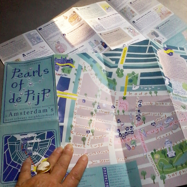 Atelier Tempel: Street map of De Pijp - AMSTERDAM