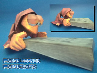 Conker's Bad Fur Day: Monk Gobling Papercraft | Papercraft Paradise ...
