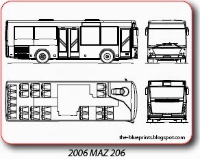 Vector Blueprints - Cars, Trucks, Busses and others: MAZ - Vector ...