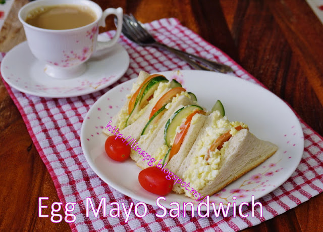 Sandwich Telur Mayonis (Sandwich Egg Mayo) - TERATAK MUTIARA KASIH