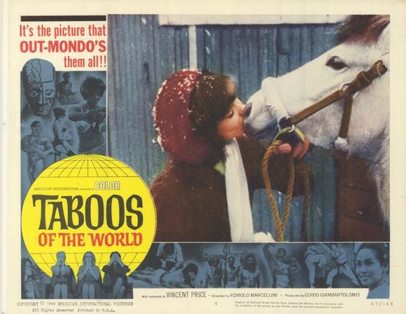 Taboos of the World (1965) | It’s the picture that OUT-MONDO’S them all ...