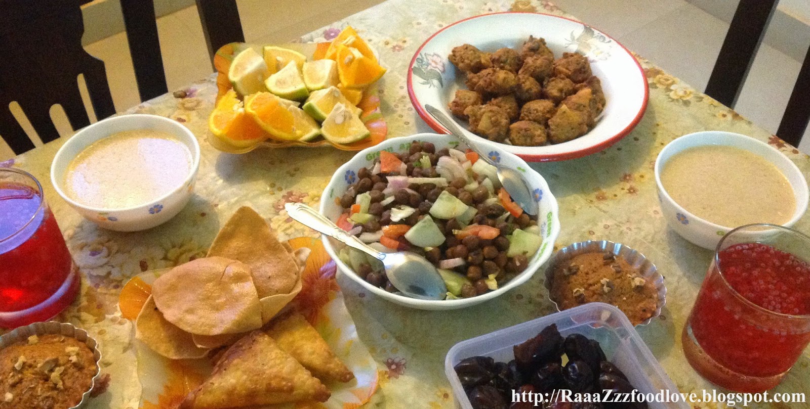 The Recipes of India: An Iftar Menu at my home - 2014