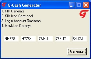 E99E: CHEAT G-CASH 2012 V.201.008